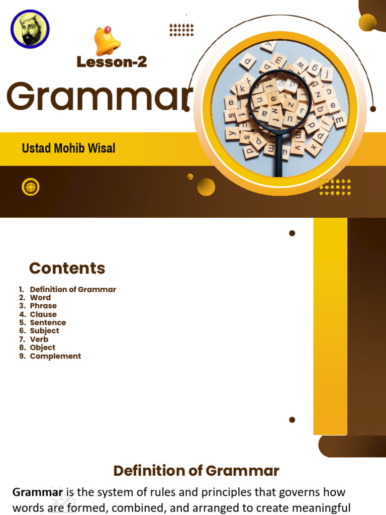 Understanding Grammar Basics | PDF
