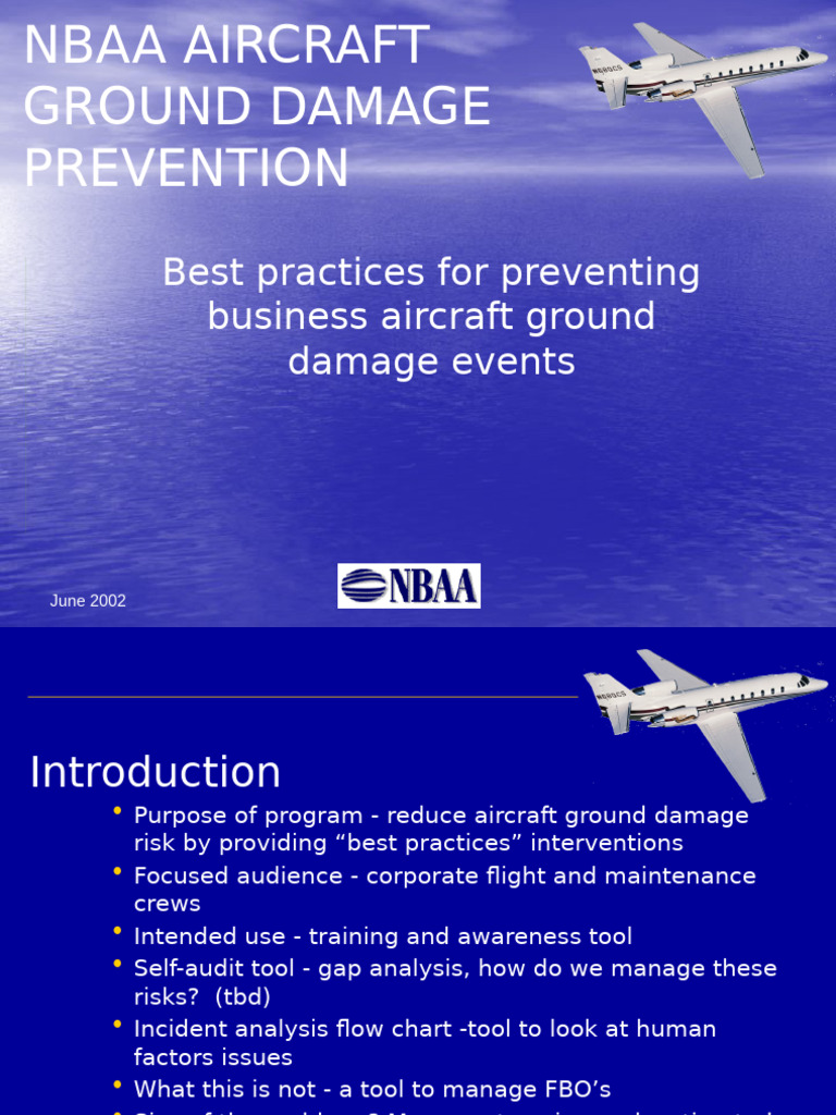 Aircraft Ground Damage Prevention | PDF | Behavior | Risk