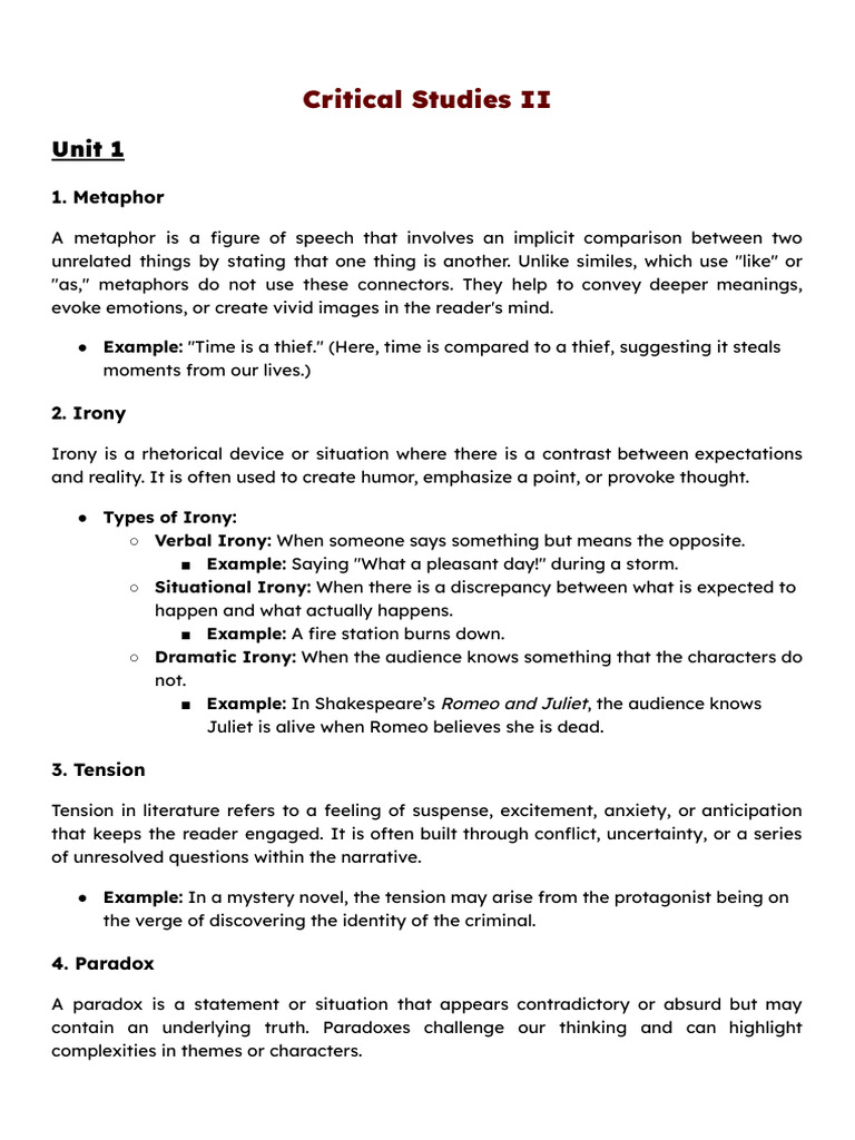 Critical Studies II - SEM 2 | PDF | Deconstruction | Liberal Arts Education