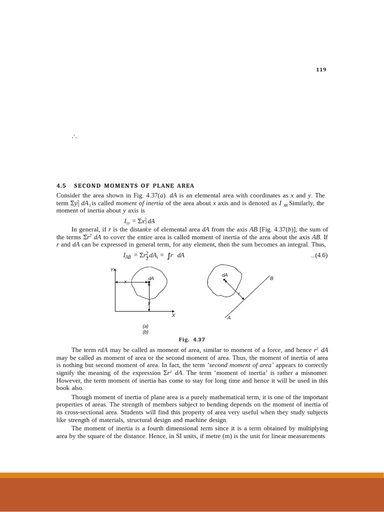 Moment of Inertial - Unit1 - Mechanics of Solids | PDF | Coordinate ...