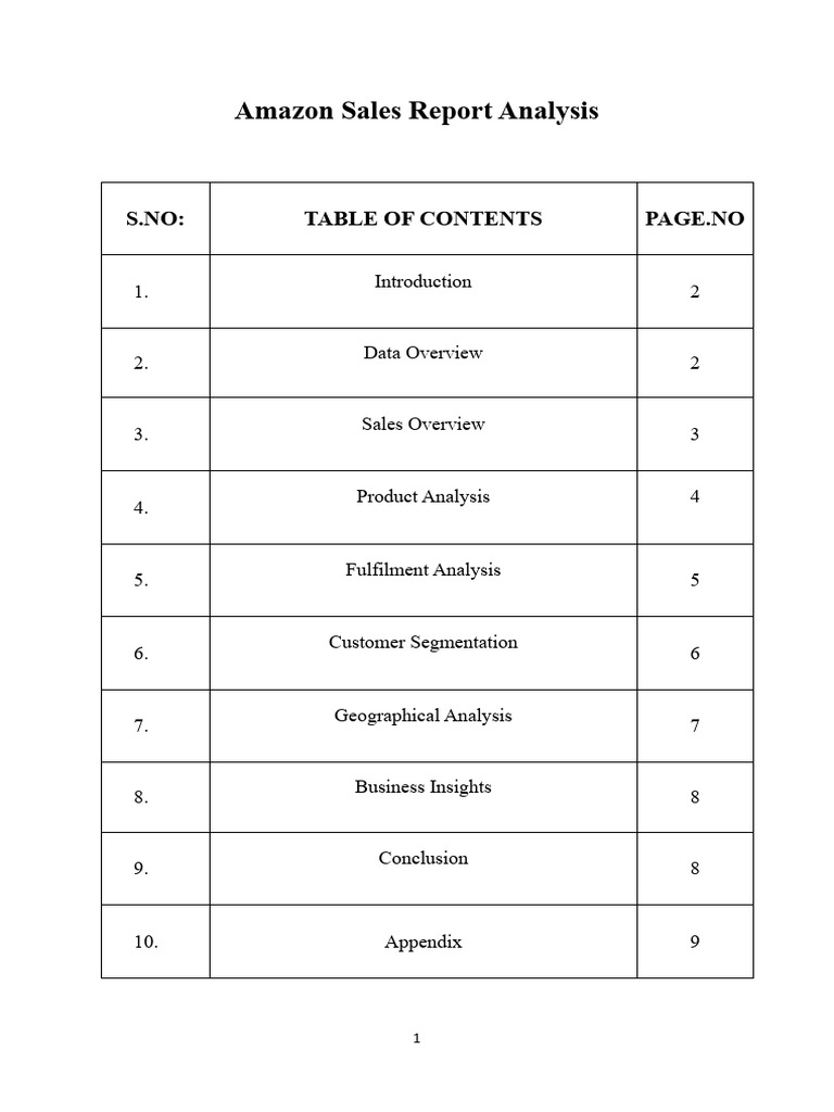 Amazon Sales Data Insights Report | PDF | Market Segmentation | Data