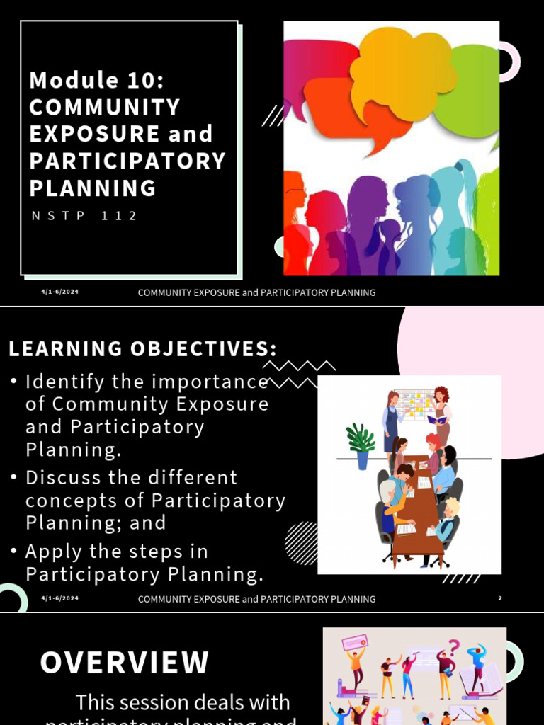 Community Exposure & Participatory Planning | PDF | Software ...