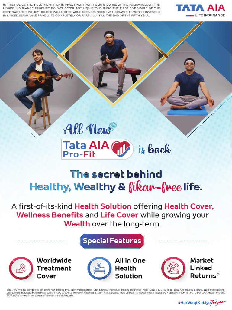 Pro Fit Comprehensive Leaflet | PDF | Insurance | Life Insurance