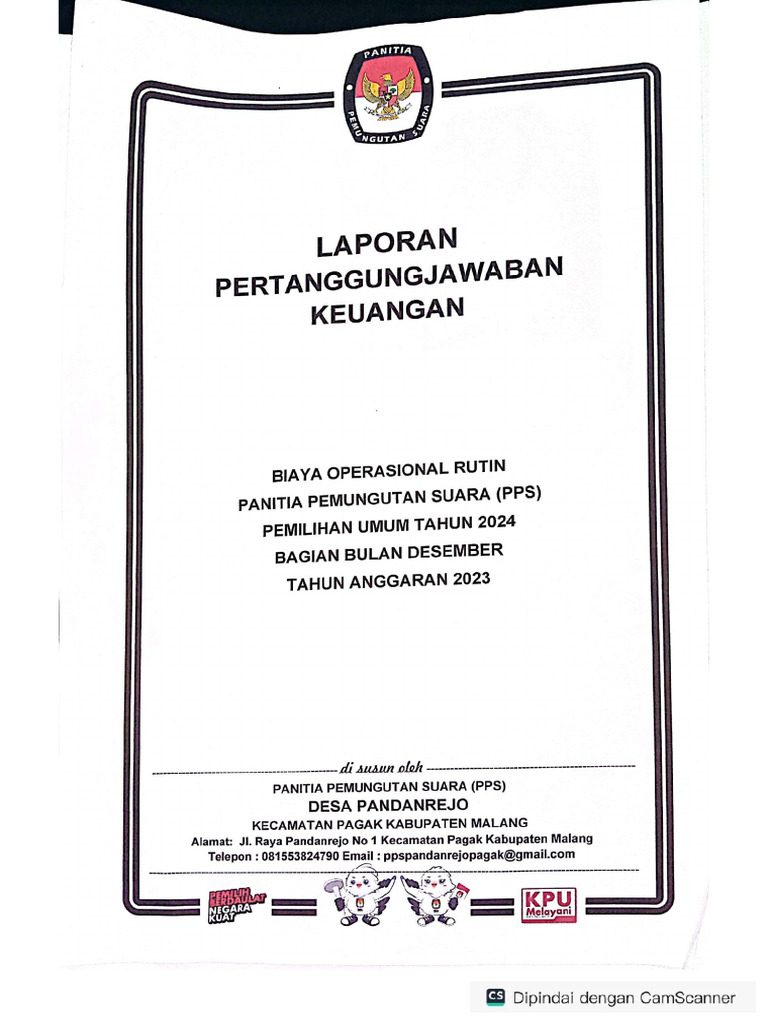 SPJ Desember Pandanrejo | PDF