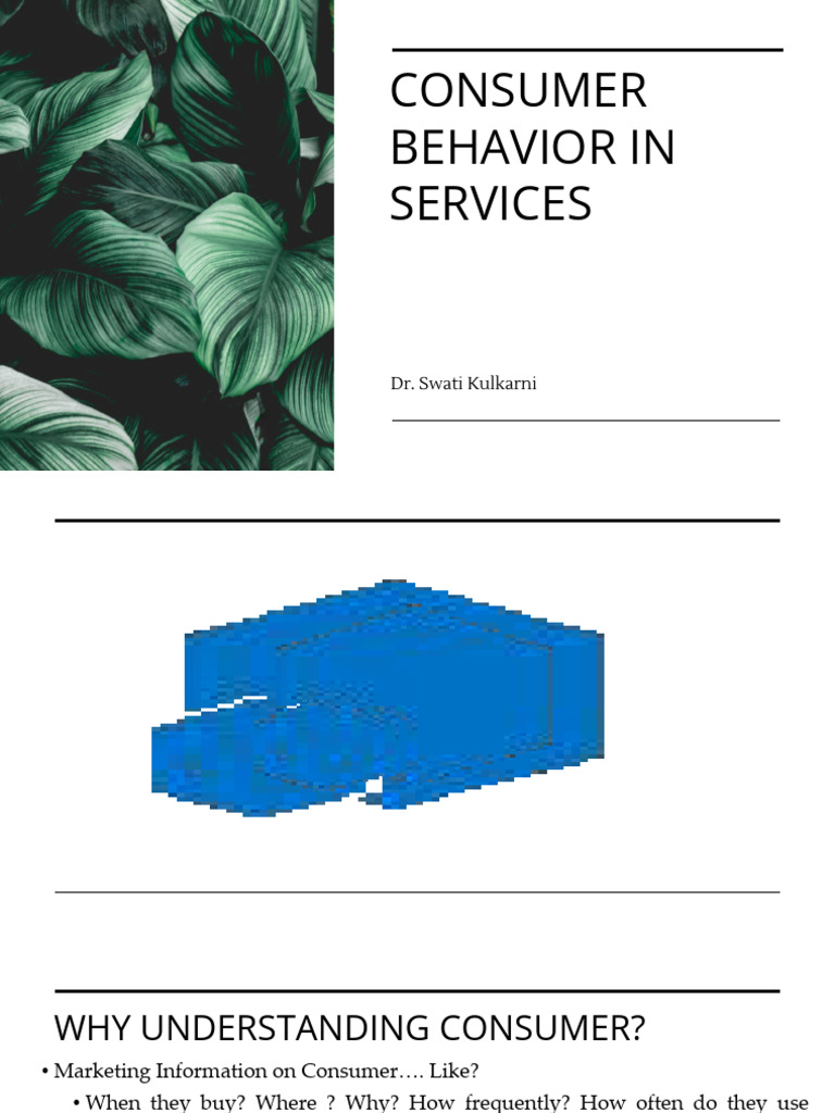 Understanding Consumer Behavior in Services | PDF | Behavior | Marketing
