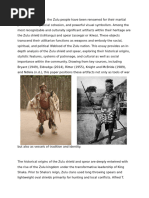 The Zulu State Under Tshaka | PDF | Zulu Kingdom