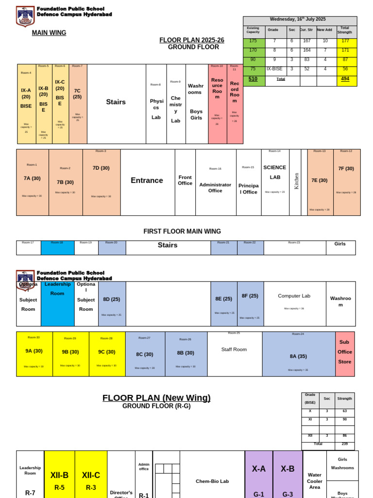 Foundation Public School Floor Plan 2025 | PDF