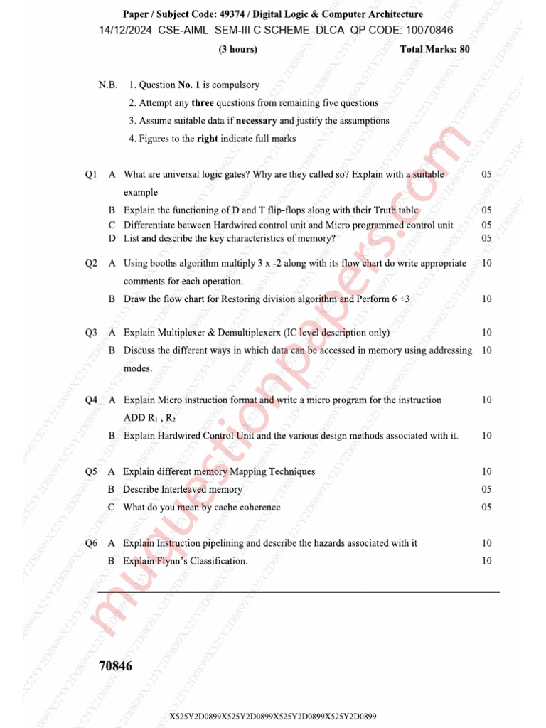 DLCA (4) Merged | PDF | Computer Engineering | Computer Science