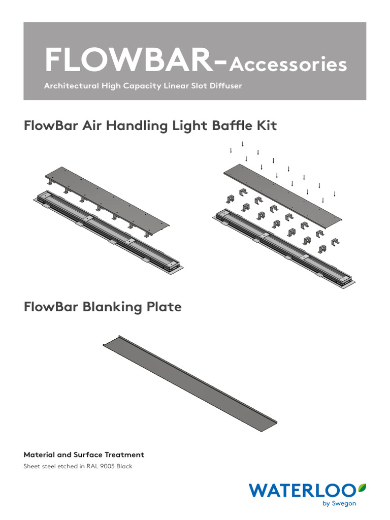 FlowBar Accessories and Specifications | PDF