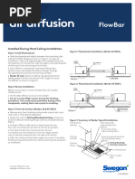 Flowbar Slot Diffuser Specifications | PDF