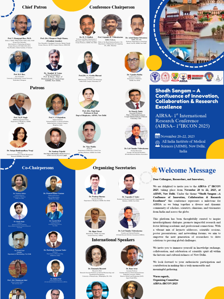 AIRSA-1 IRCON 2025 Conference Overview | PDF