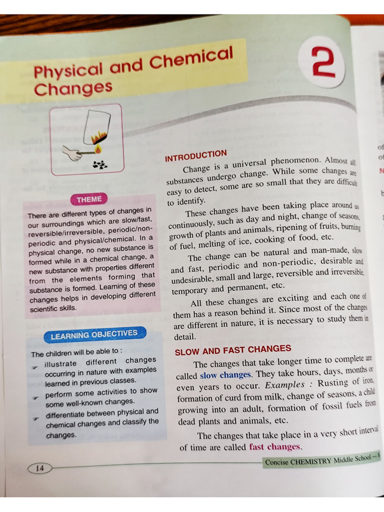 Physical and Chemical Changes | PDF
