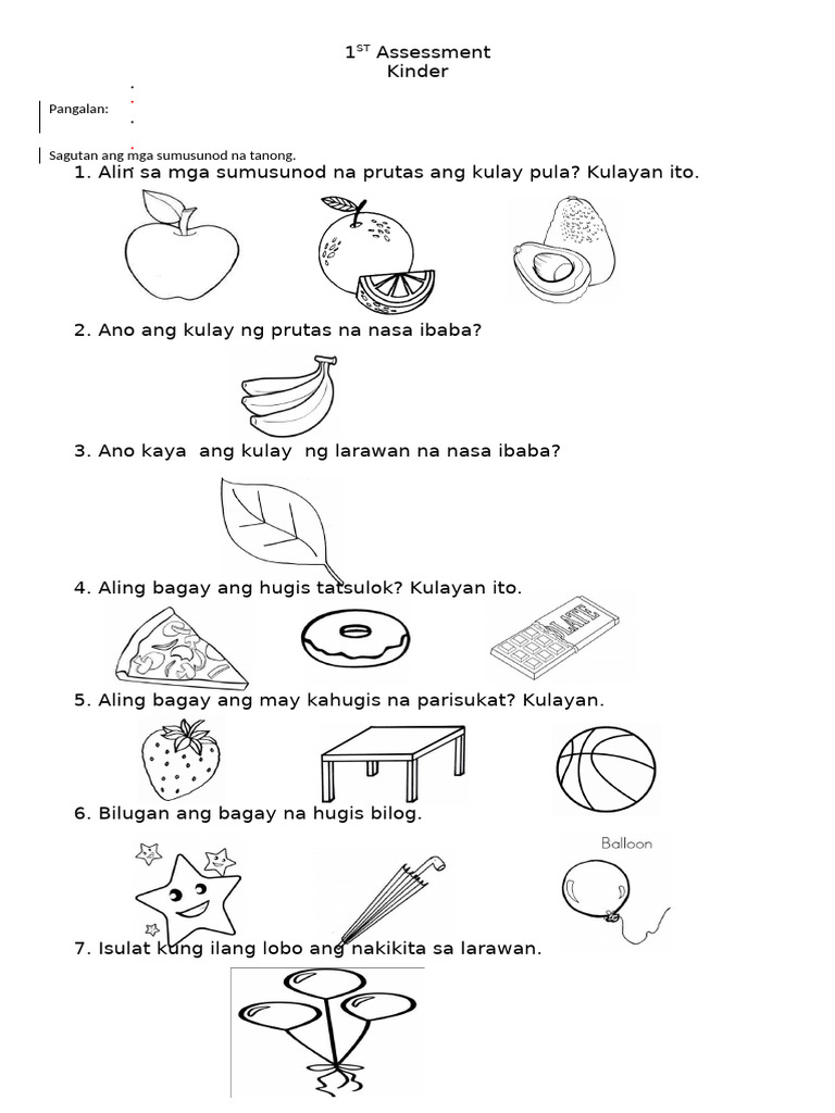 1st Assessment Test | PDF