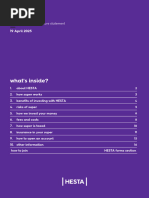 HESTA Employee Superannuation Guide | PDF | Investing | Taxes