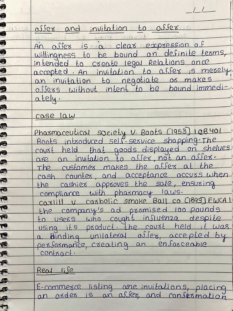 Hand Written Assignment Contract | PDF