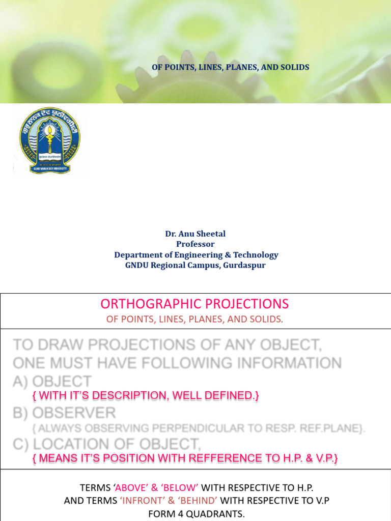 Orthographic Projections in AutoCAD | PDF | Angle | Cartesian ...