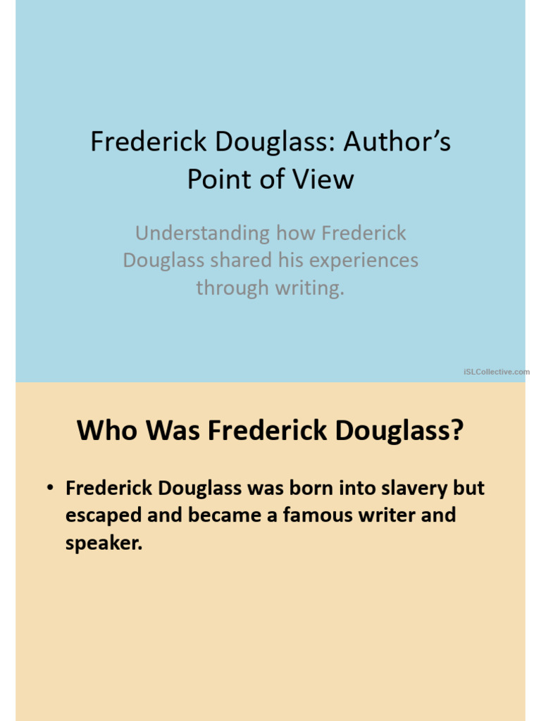 Fredrick Douglass | PDF