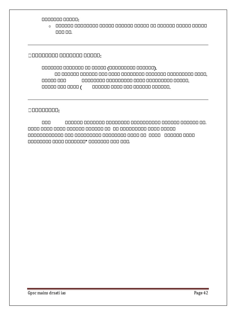 Mains Question Answer-42 | PDF
