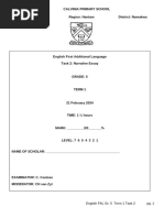 Grade 5 English Home Language ATP 2025 | PDF | Reading Comprehension ...
