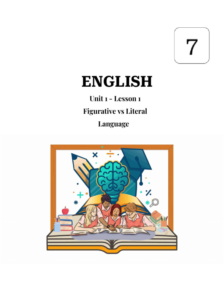 Grade 7 English: Figurative Language Module | PDF | Metaphor | Reading ...