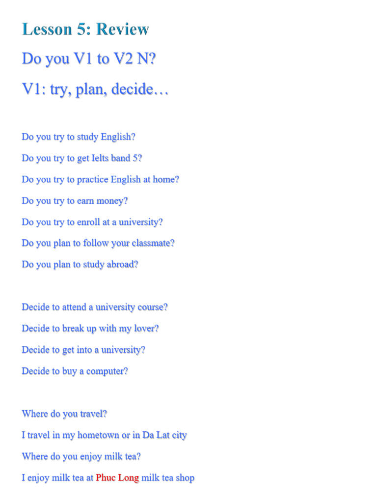 MR Phuoc Lesson 5 Manuscripts | PDF | Mobile Phones