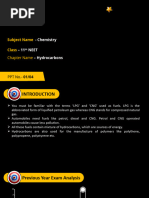 Class 11 Hydrocarbons Study Notes | PDF | Alkane | Alkene