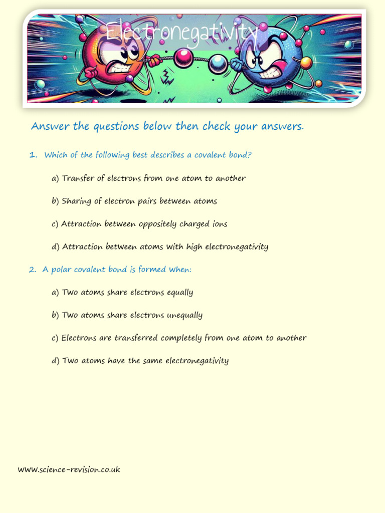 Understanding Electronegativity Trends | PDF | Chemical Polarity ...
