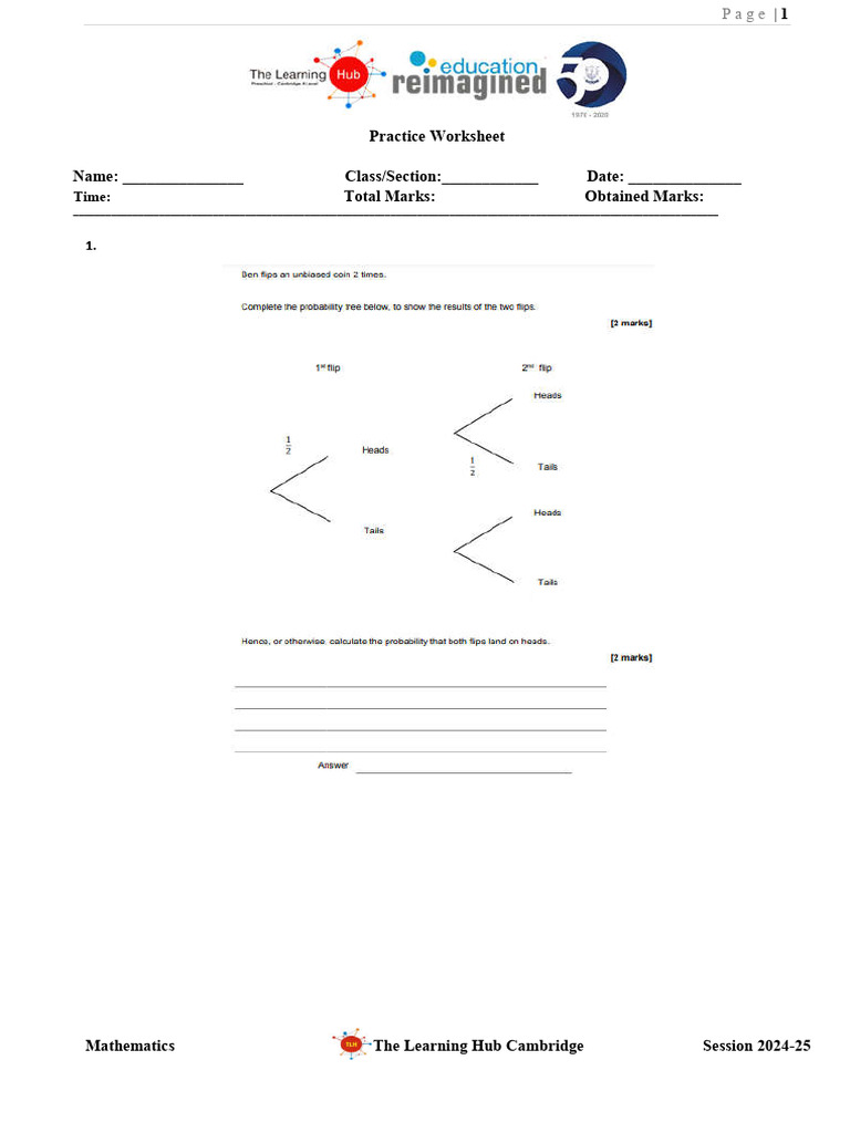 Class 8C Worksheet 3 Maths | PDF | Chess Theory | Chess