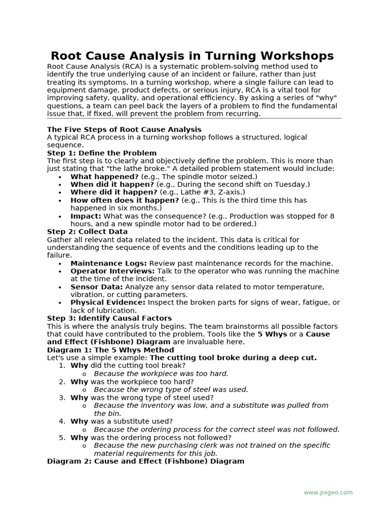 Understanding Root Cause Analysis | PDF
