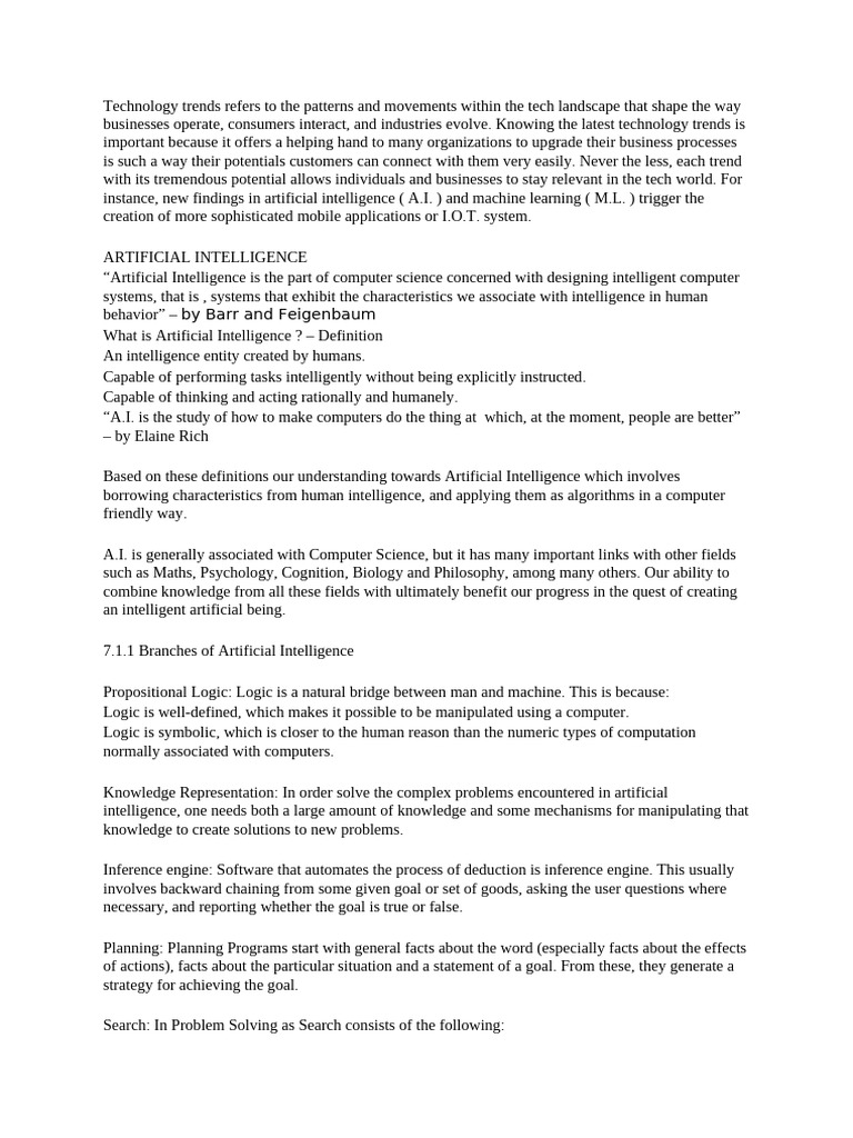 A.I. Project | PDF | Artificial Intelligence | Intelligence (AI ...
