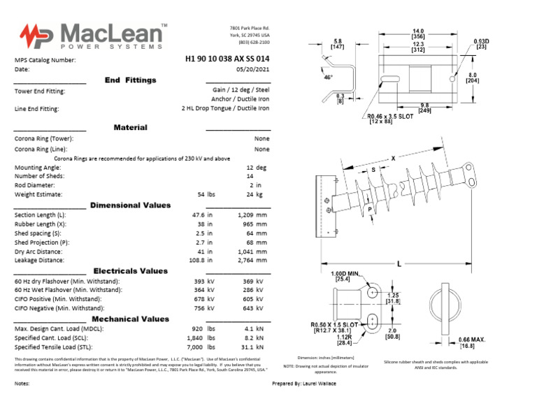 H1 90 10 038 AX SS 014: End Fittings | PDF | Electricity