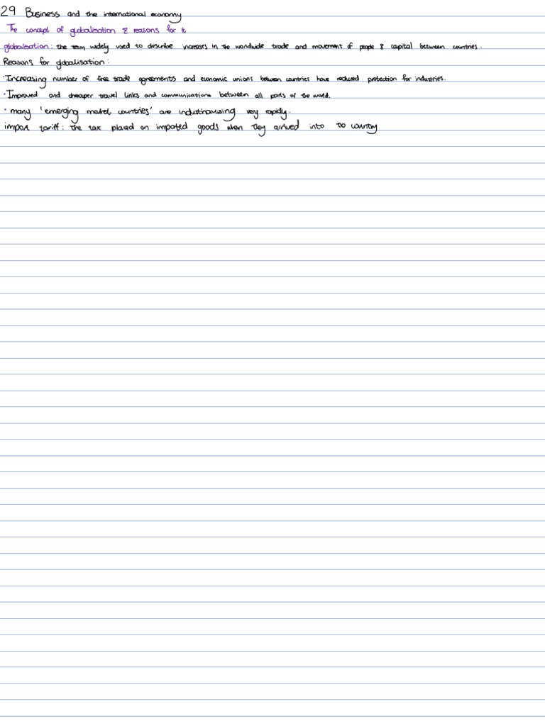 29 Business and The International Economy | PDF