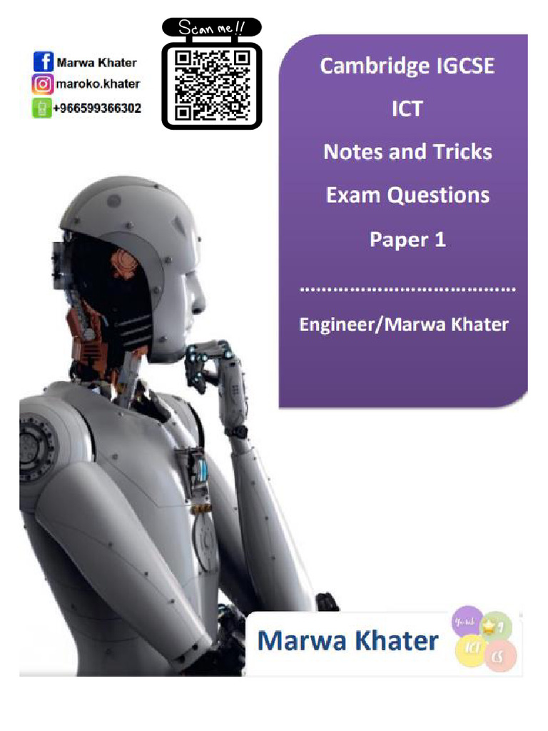 IGCSE ICT Syllabus Overview 2023 | PDF | Computer Data Storage ...