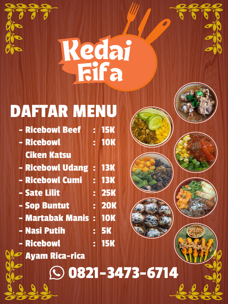 Daftar Menu | PDF