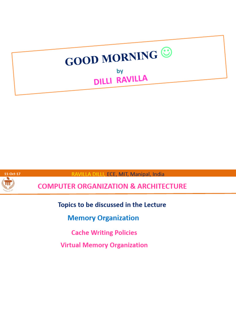 Cache Writing Policies - Virtual Memory | PDF | Cpu Cache | Computer ...