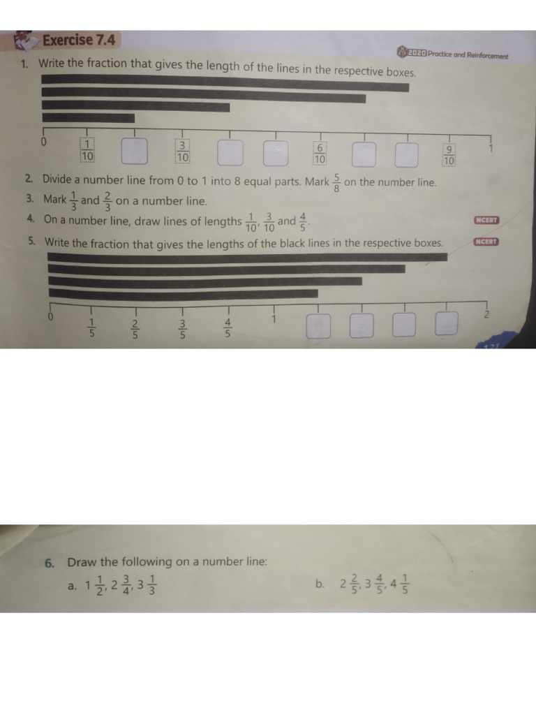 6 Math Ws 'Fractions' | PDF