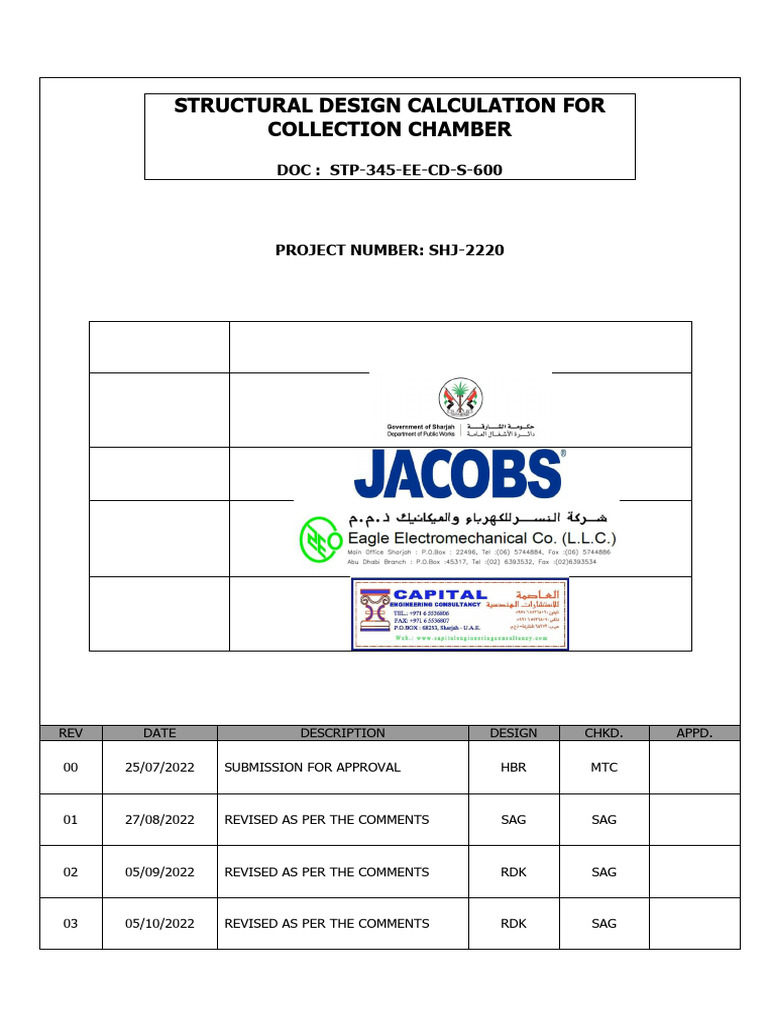 Design Cal - Collection Chamber Rev-3 | PDF | Bending | Applied And Interdisciplinary Physics