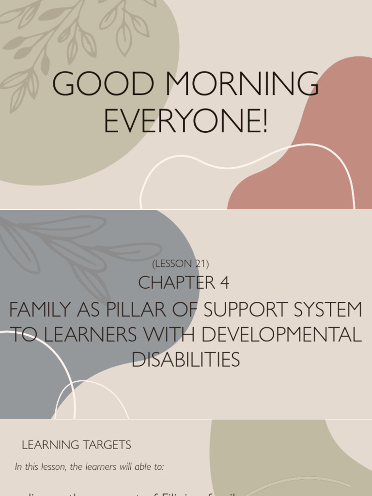 Lesson 21 Es Elec 2 Report | PDF | Parenting | Mental Disorder