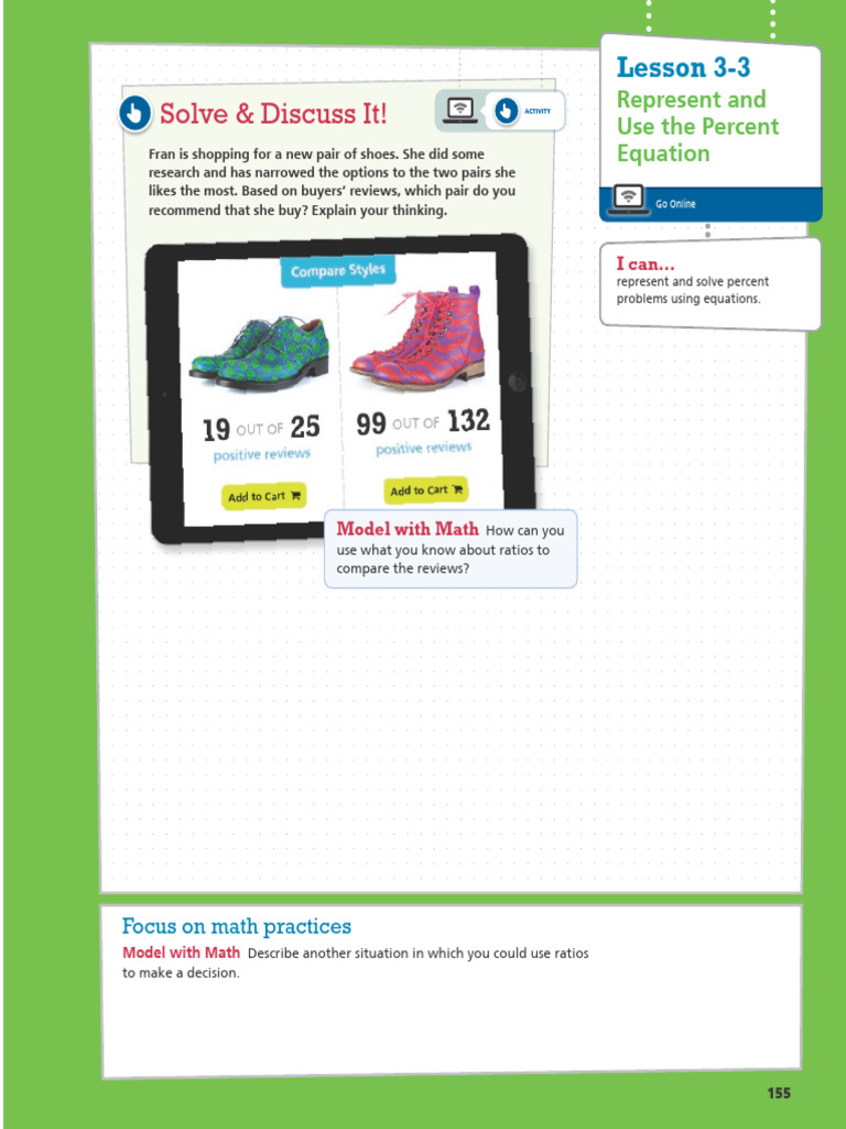 Topic 3 ANALYZE AND SOLVE PERCENTS 20 25 | PDF | Prices | Sales