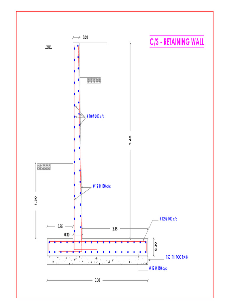 Retaining Wall Specifications and Details | PDF