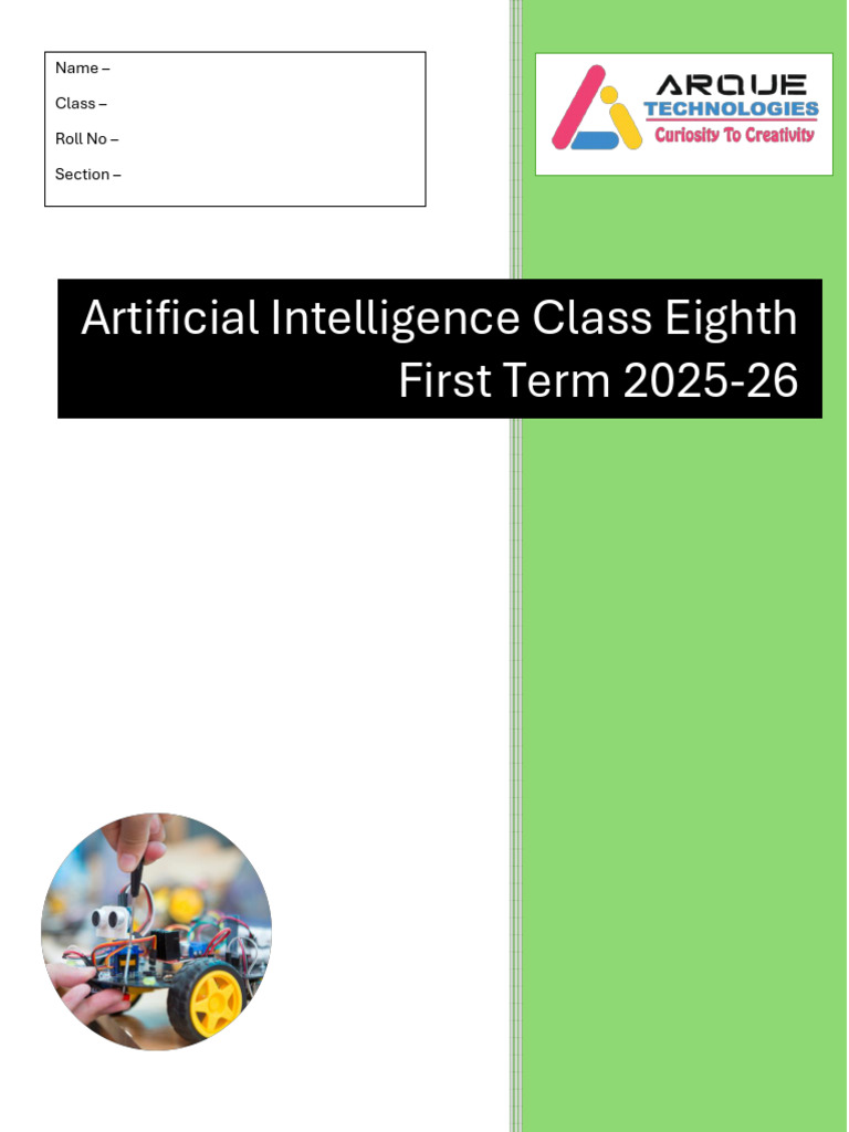 Class 8th First TermNew-1 | PDF | Machine Learning | Artificial ...
