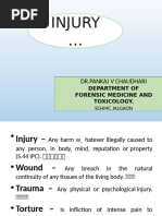 Blunt and Sharp Force Injury Classifications | PDF | Medical ...