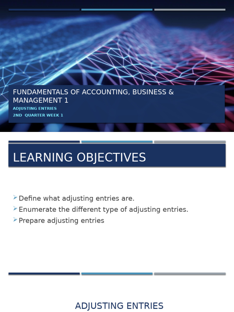 Understanding Adjusting Entries in Accounting | PDF | Depreciation ...