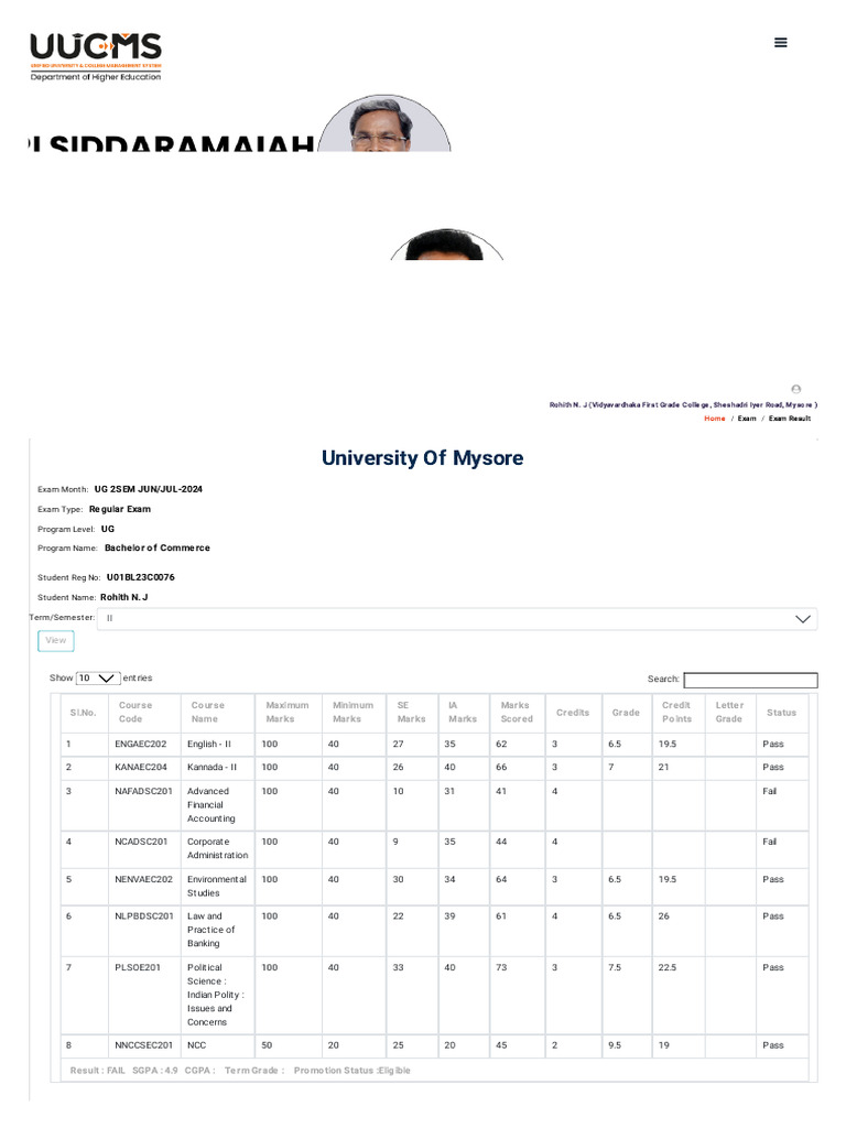UUCMS - Unified University College Management System | PDF ...