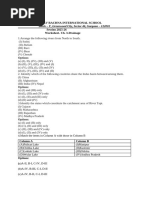 Grade 9 MAP WORKSHEET DRAINAGE (Geography) | PDF