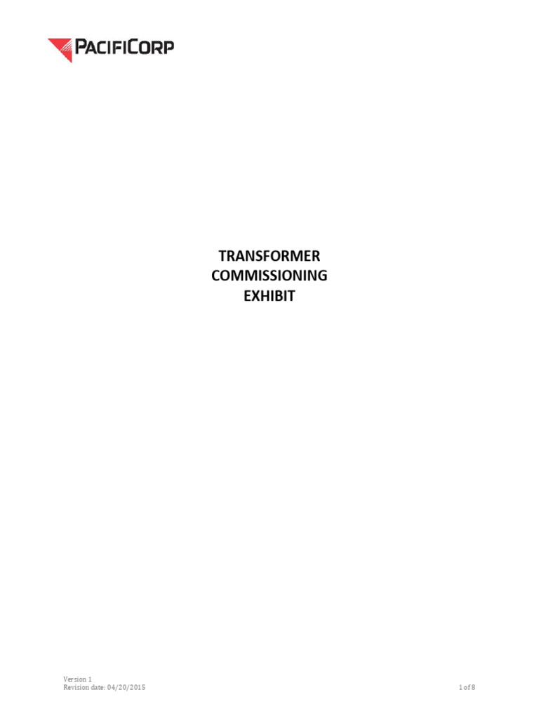 Transformer Pre-Commissioning Guide | PDF | Calibration | Transformer