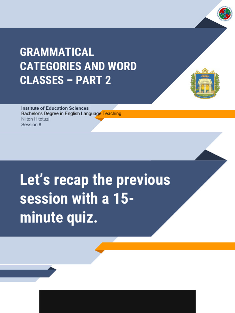 Grammatical Categories: Case Explained | PDF | Subject (Grammar ...