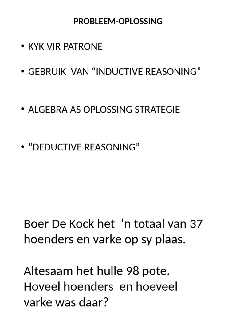 Problem Solving Strategies | PDF