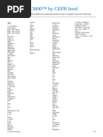 CEFR C1 Word List | PDF