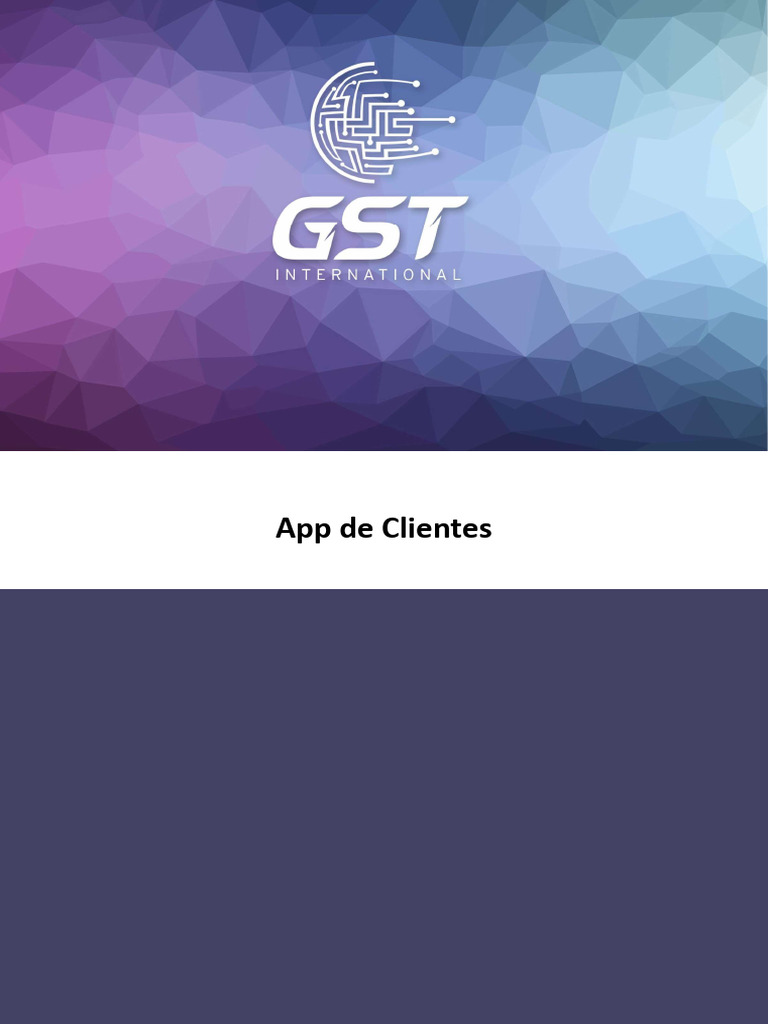 GST App de Clientes - Manual de Uso | PDF | Aplicación movil | Google Play